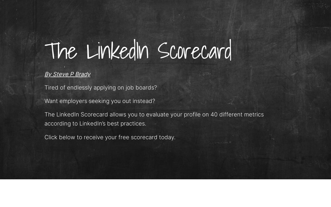 LinkedIn Scorecard
